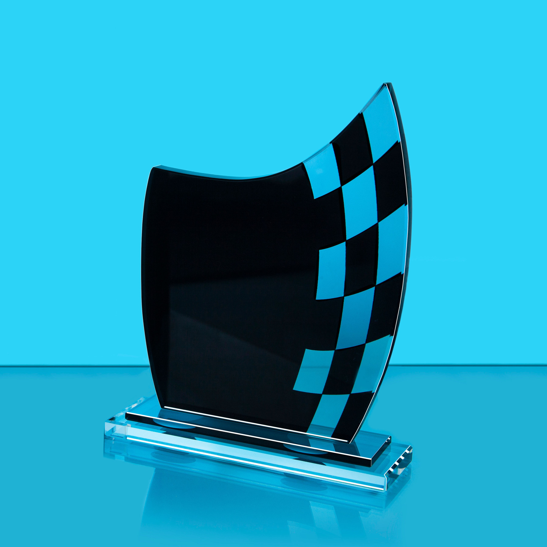 Black Glass Wave Motorsport Trophy